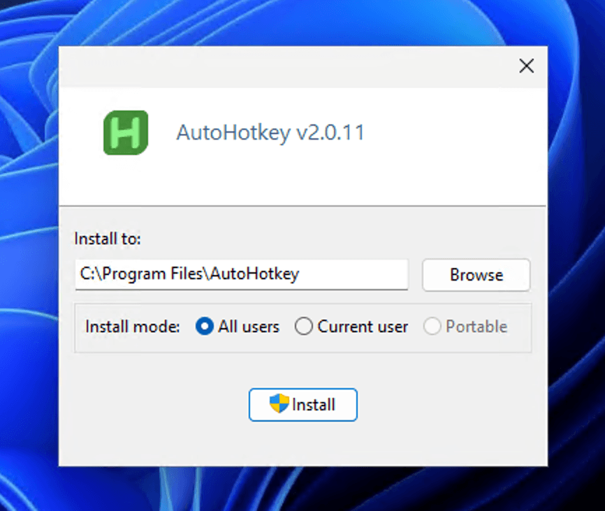 ⌨️ Windows11でAutoHotKeyを使ってショートカットキーをスクリプトから実行する