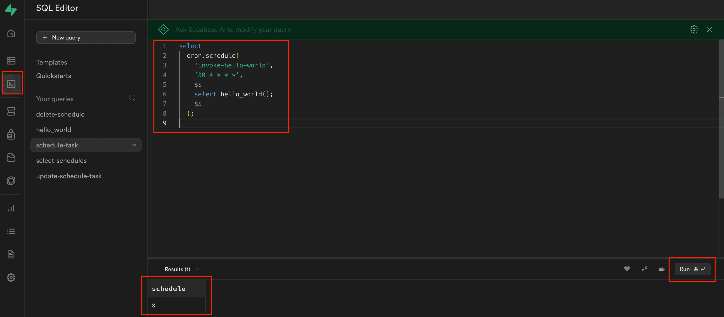 🗓️ Supabaseでpg_cronを使ってスケジュール実行する