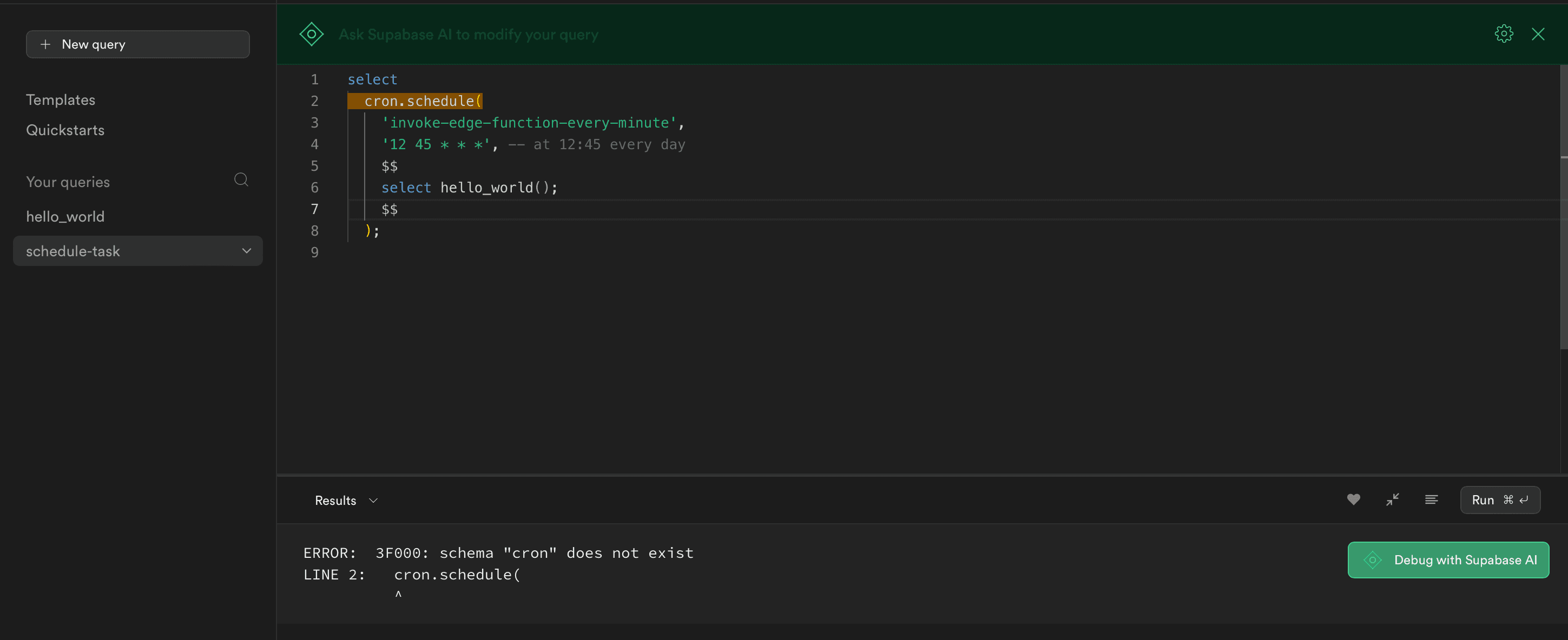 🗓️ Supabaseでpg_cronを使ってスケジュール実行する