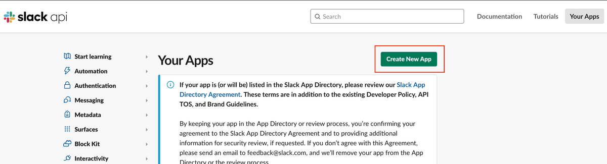📨 Slack の Incoming Webhook を設定する
