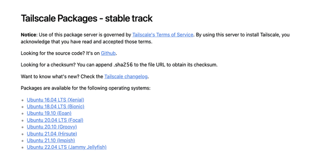 💿 Synology NASに最新版のTailscaleをインストールする