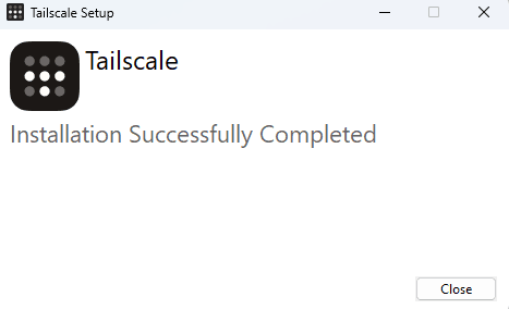 🌏 Windows11でTailscaleを使用する