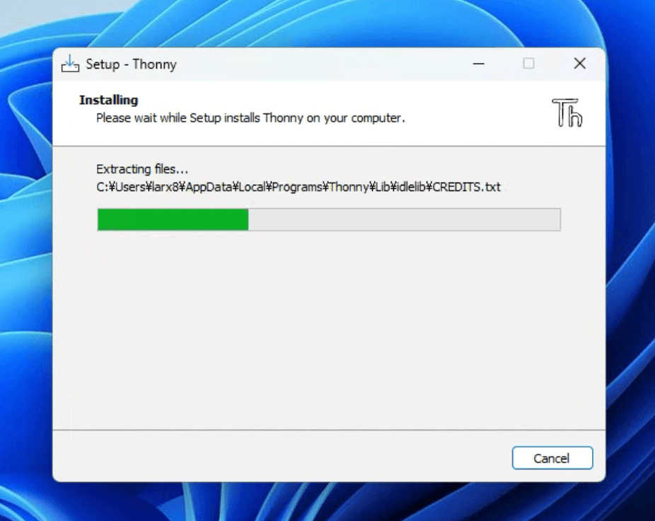 📝 Windows11にThonnyをインストールする手順