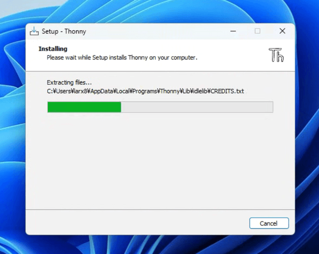 📝 Windows11にThonnyをインストールする手順