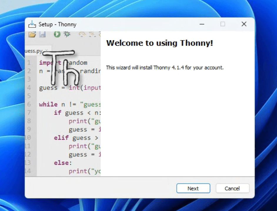📝 Windows11にThonnyをインストールする手順