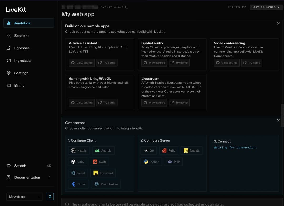 🎤 LiveKitのアカウント作成とNext.jsのサンプルアプリを動かす